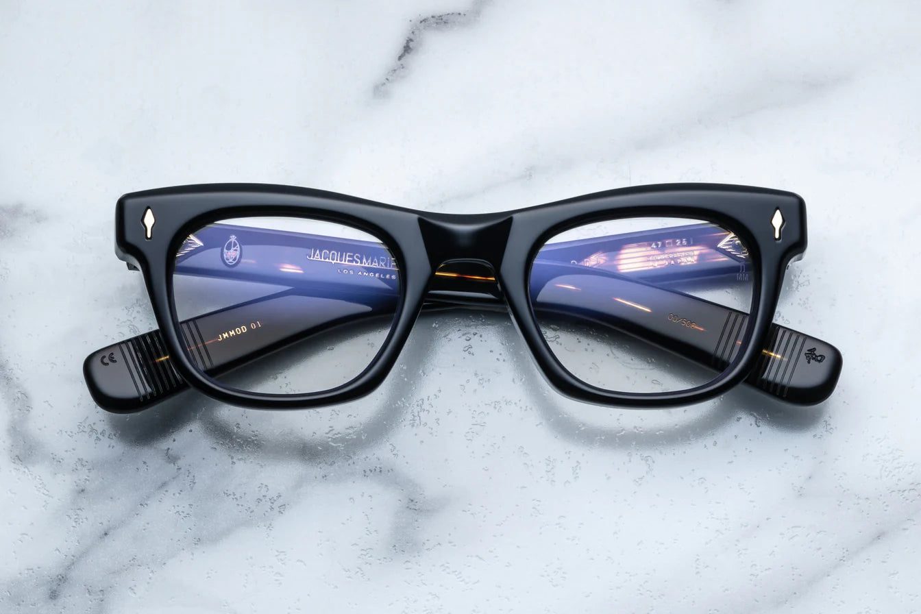 JACQUES MARIE MAGE GODARD 01 NOIR SUPERLIGHT GREY - Visionary Optics ...
