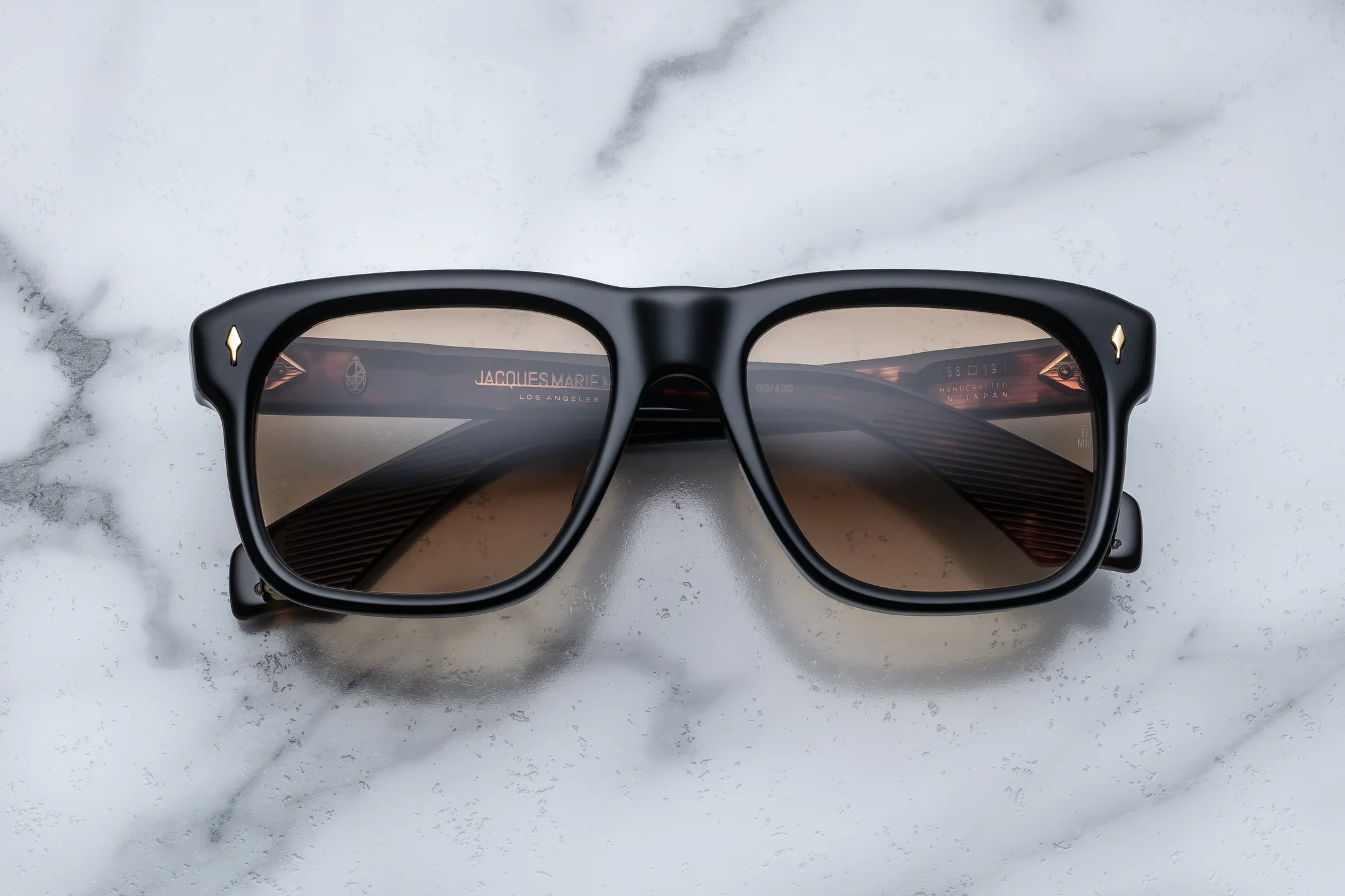 JACQUES MARIE MAGE YVES 15A NOIR 15 BRASS GRADIENT - VISIONARY OPTICS